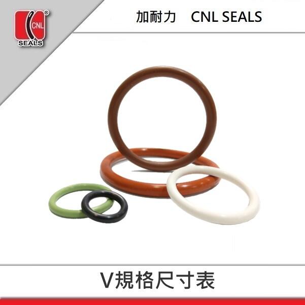 O-Ring V Type Size List