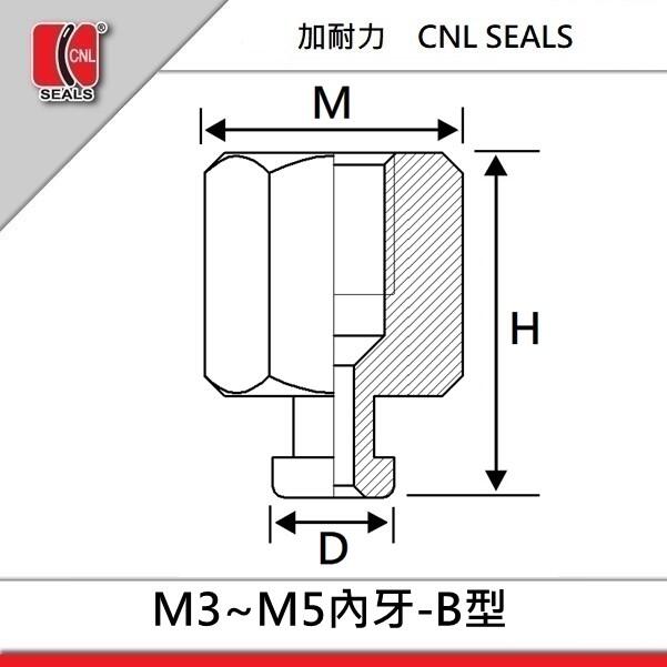 M3~M5 Female thread-B type