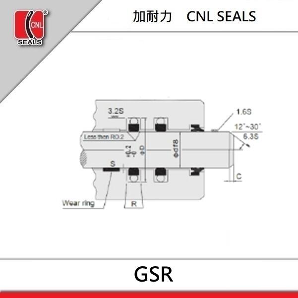 Piston Seal GSR d 140A - D 155 - G 6.8