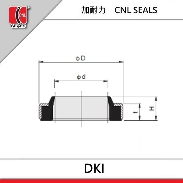 Wiper / Rod Dust Seal (DKI) - CNL SEALS