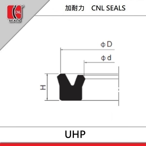 Piston Seal UHP d 136 - D 150 - H 9