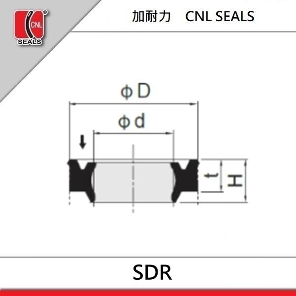 Wiper / Rod Dust Seal SDR d 71 - D 81 - H 8